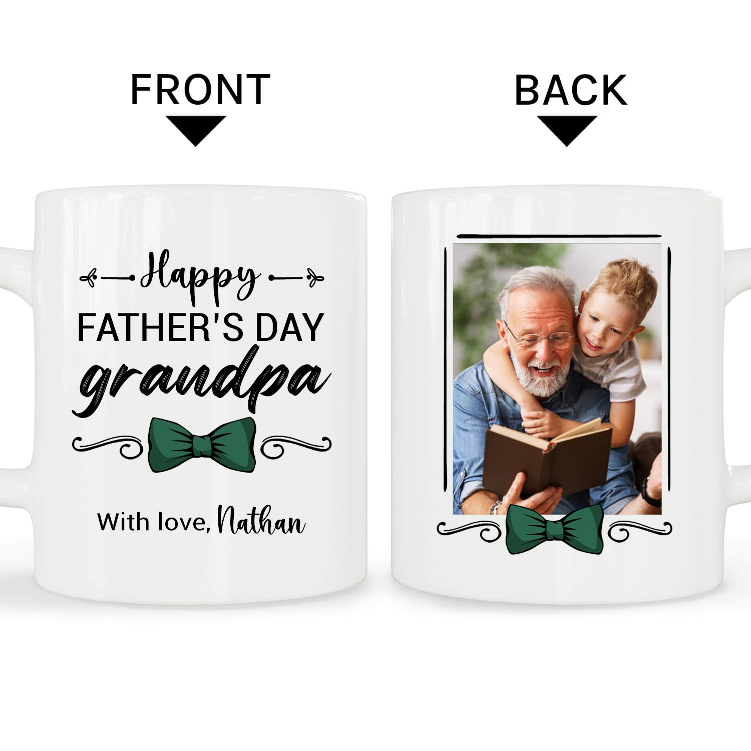Happy Father’s Day Grandpa - Personalized Father's Day gift for Grandp ...