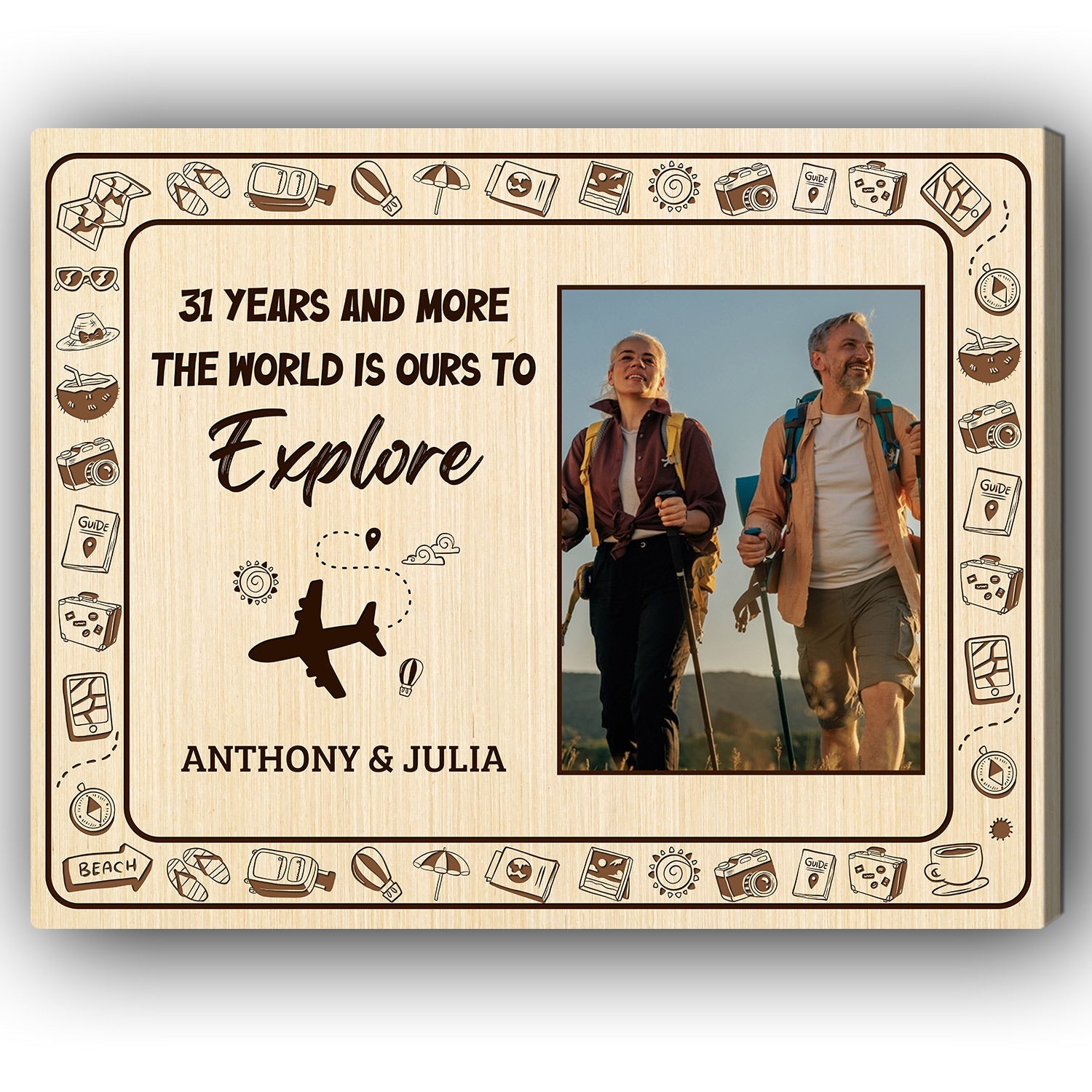 31 Years And More - Personalized 31 Year Anniversary gift For Parents ...