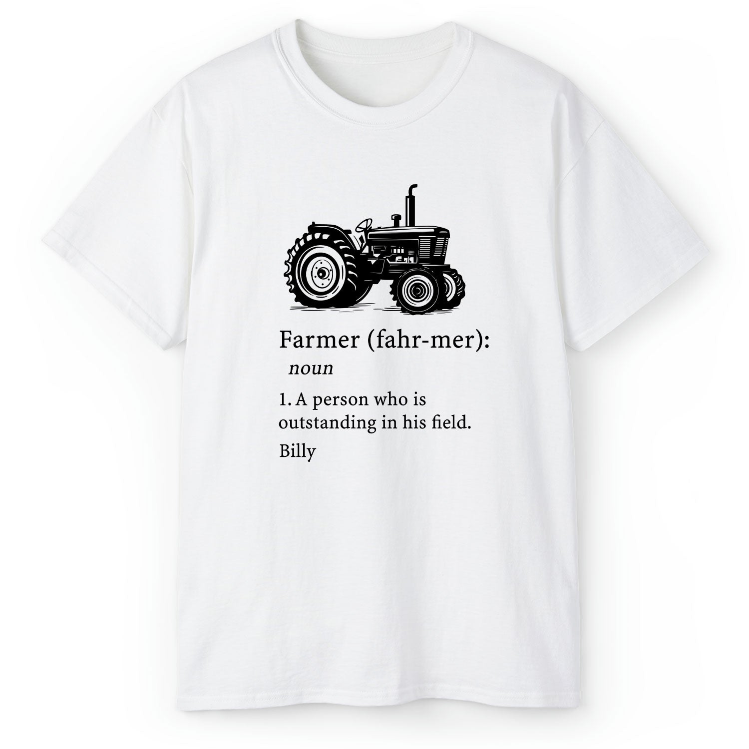 Farmer Definition - Personalized gift For Farmer - Custom Tshirt - MyM ...