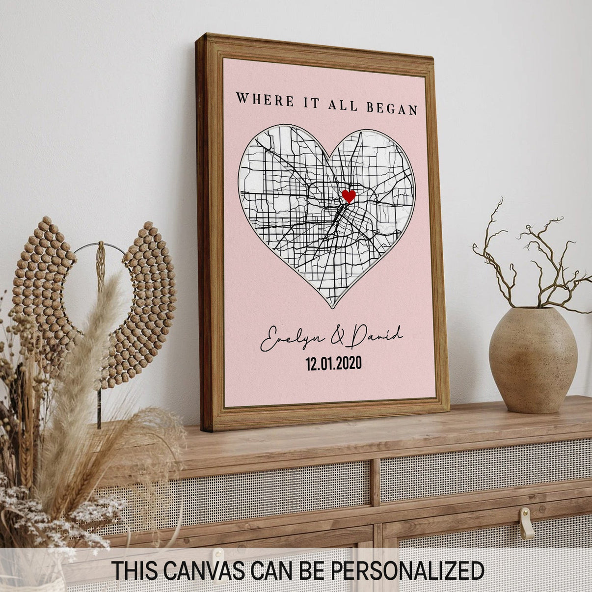 Where It All Began Gift - Personalized Anniversary or Valentine's Day ...