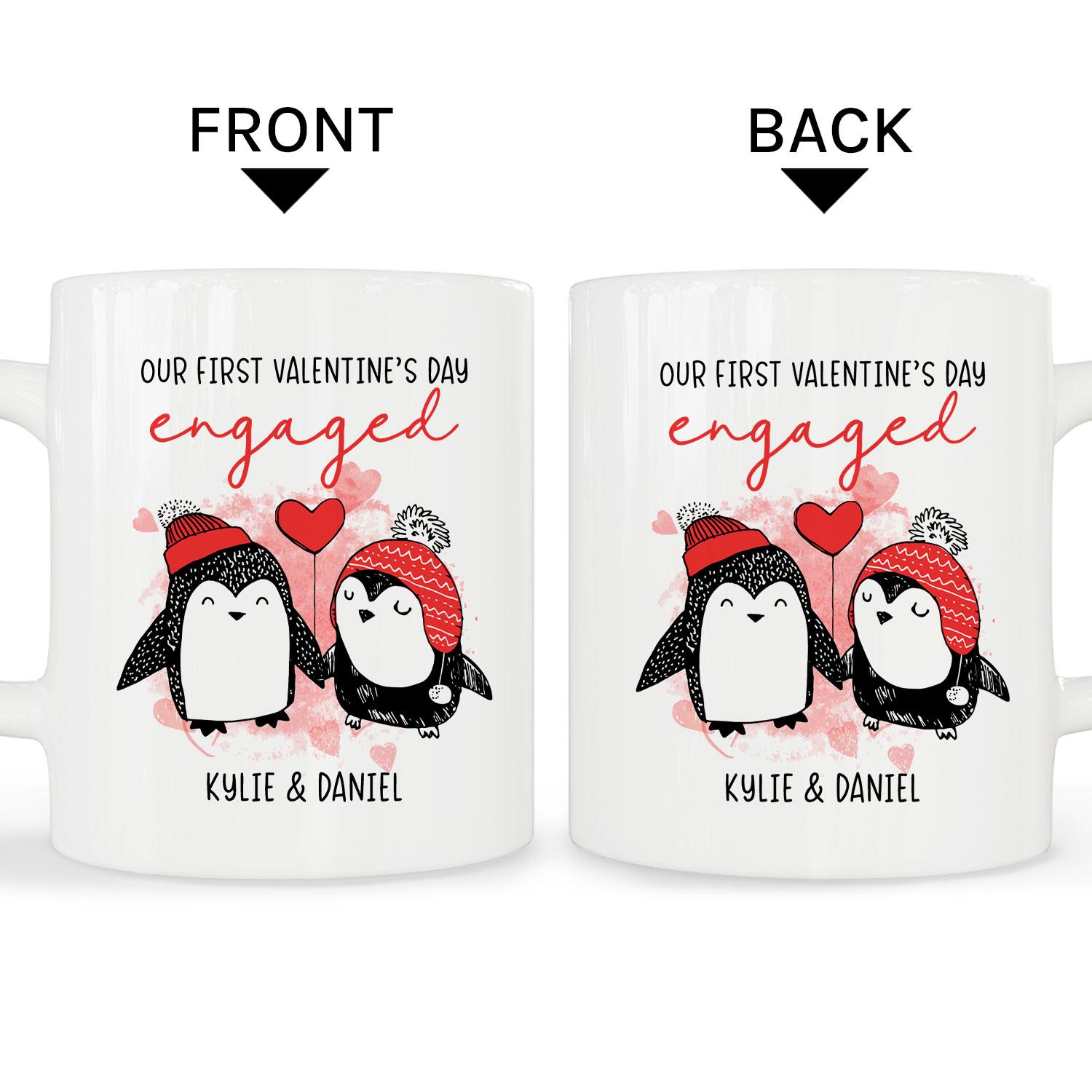 Our First Valentine's Day Engaged - Personalized First Valentine's Day ...