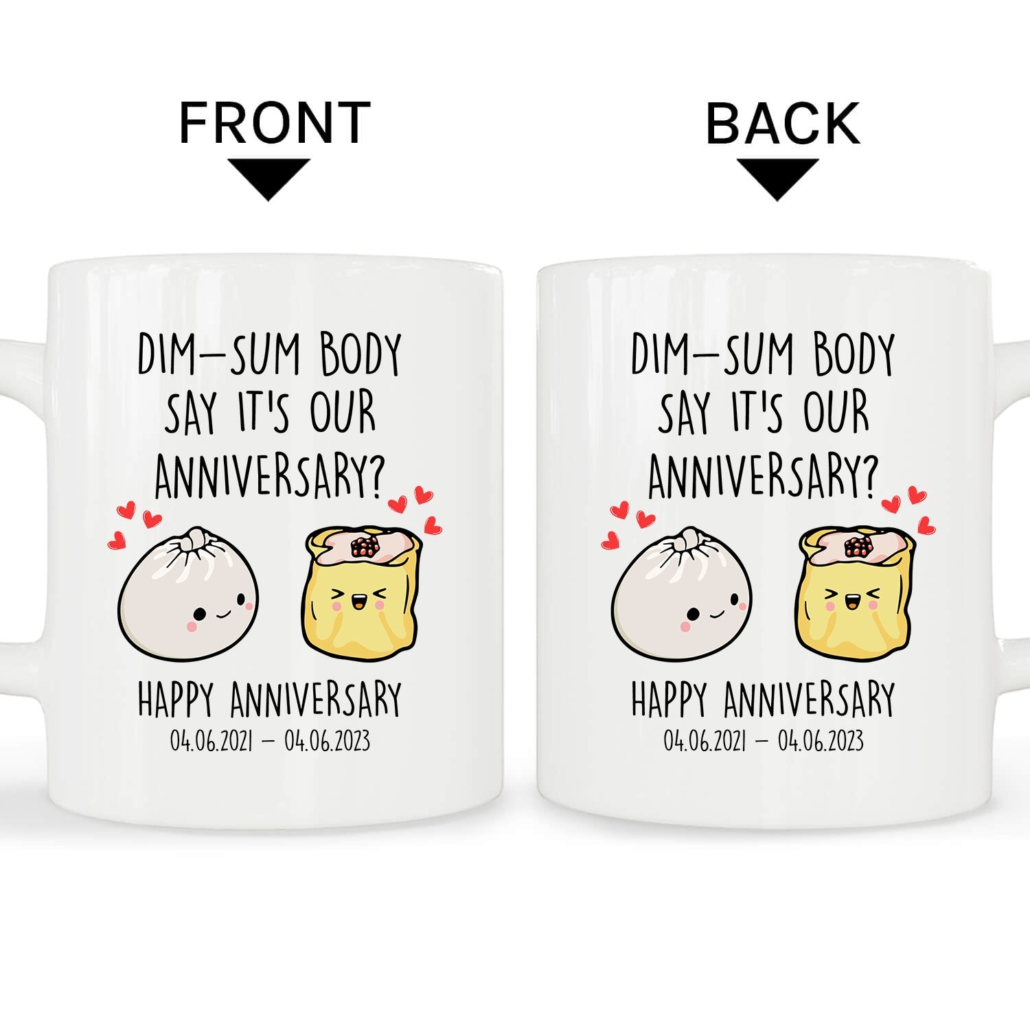 Dim-sum Body Say It's Our Anniversary? - Personalized Funny Anniversar ...