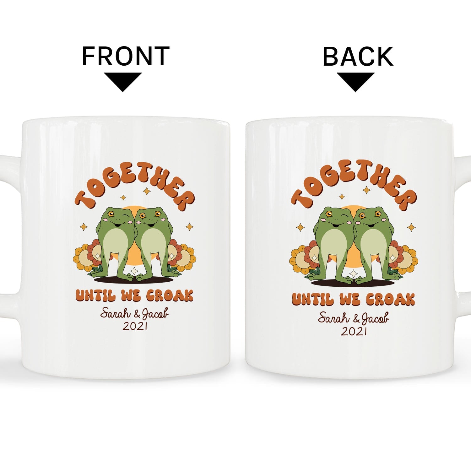 Together Until We Croak - Personalized Anniversary or Valentine's Day ...